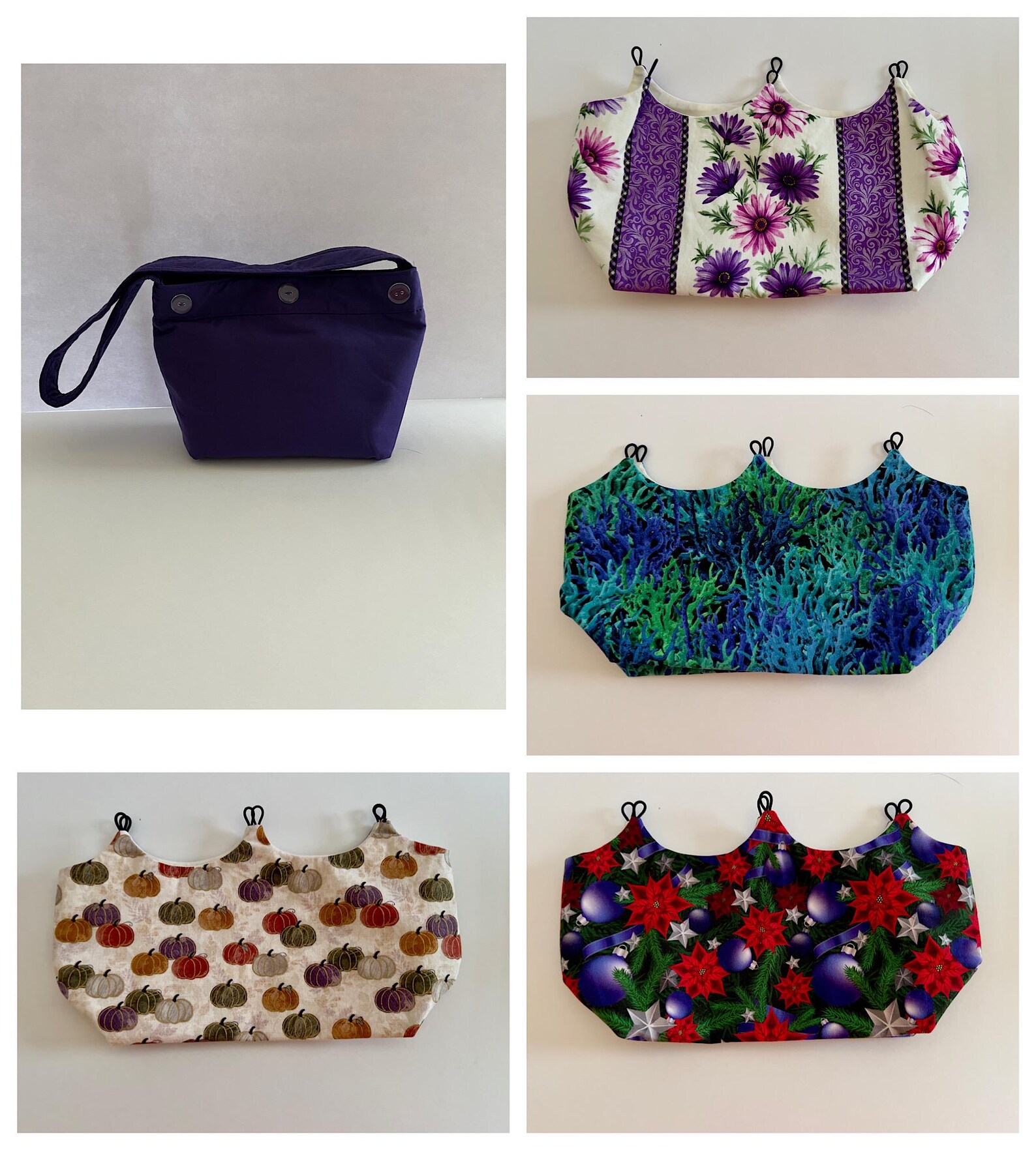 Shoulder Body Purse, Fall/winter Cloth Purse, Handcrafted Purse ...