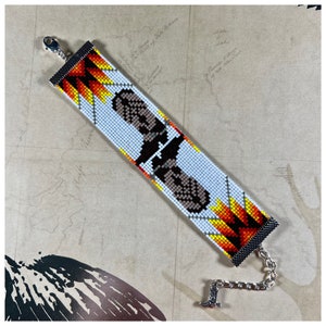 Cowboy Boot Loom Bracelet, Cowboy Boot Beaded Bracelet, Western ...