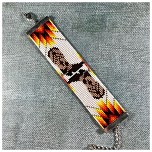 Cowboy Boot Loom Bracelet, Cowboy Boot Beaded Bracelet, Western ...