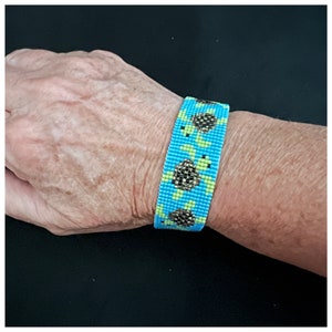 Sea Turtle Loom Bracelet, Turtle Beaded Bracelet, Turtle Bracelet, Gift ...