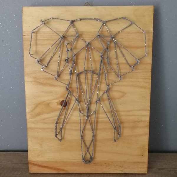 Elephant String Art - Etsy UK