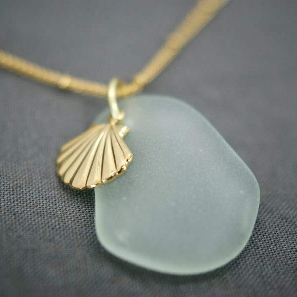 California Sea Glass Necklace - Etsy