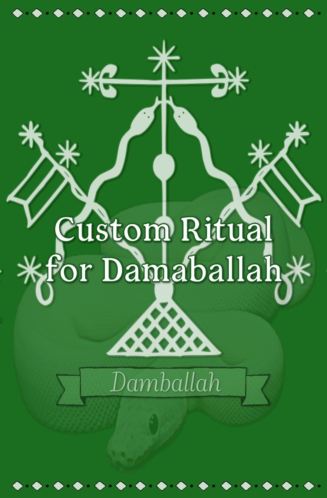 Custom Ritual for Damballah - Etsy