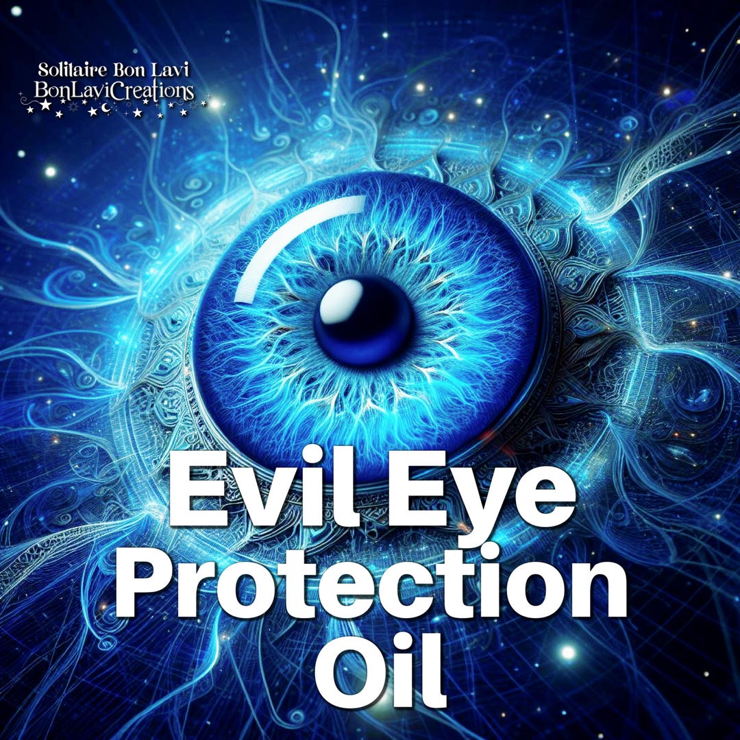 EVIL EYE PROCTECTION Oil 2 Dram Glass Bottle - Etsy