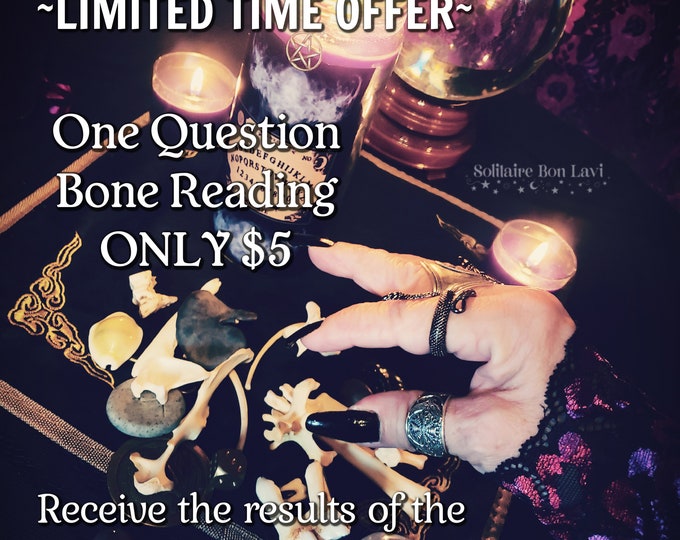 BONE READING ~ One Question Quick Bone Reading Special -receive Reading ...