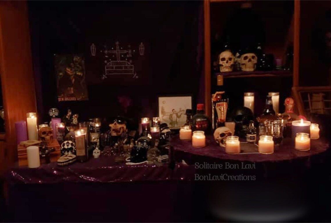 BARON SAMEDI Conjure Candle With Lid Voodoo Hoodoo Pagan Wiccan - Etsy