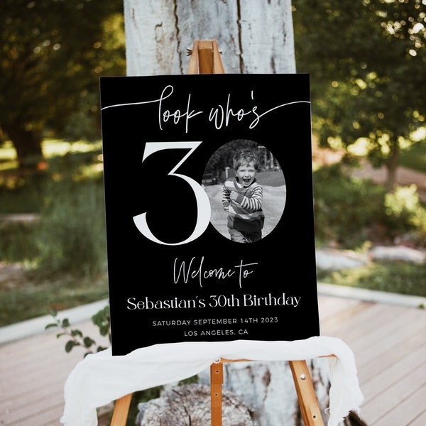 30th Birthday Sign - Etsy