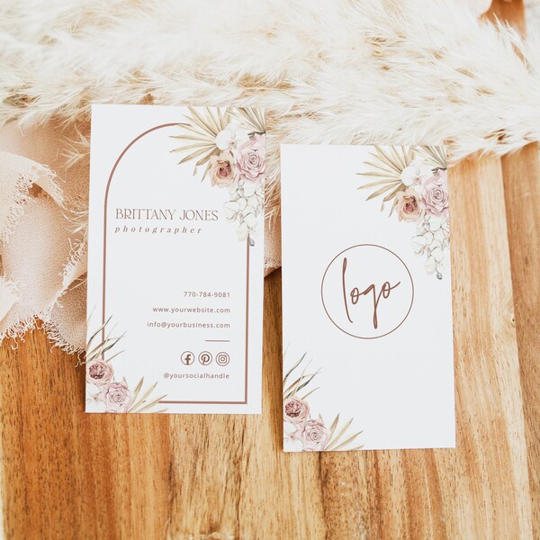 Arch Business Card - Etsy