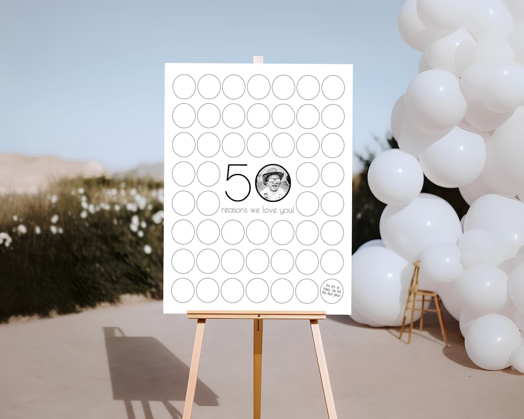 50 Reasons We Love You Printable, Minimalist Fifty Reasons Poster ...