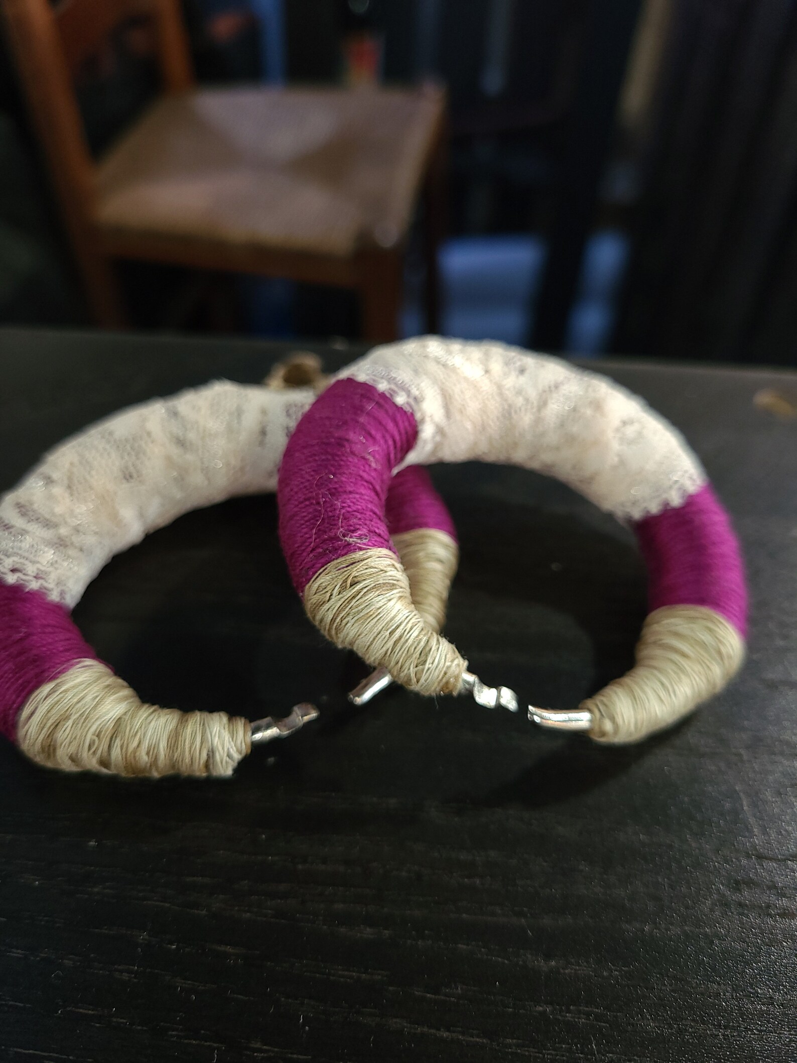 Strawberry Laced Wrapped Ear Weights-handmade Boho Ear Jewelry-unique ...