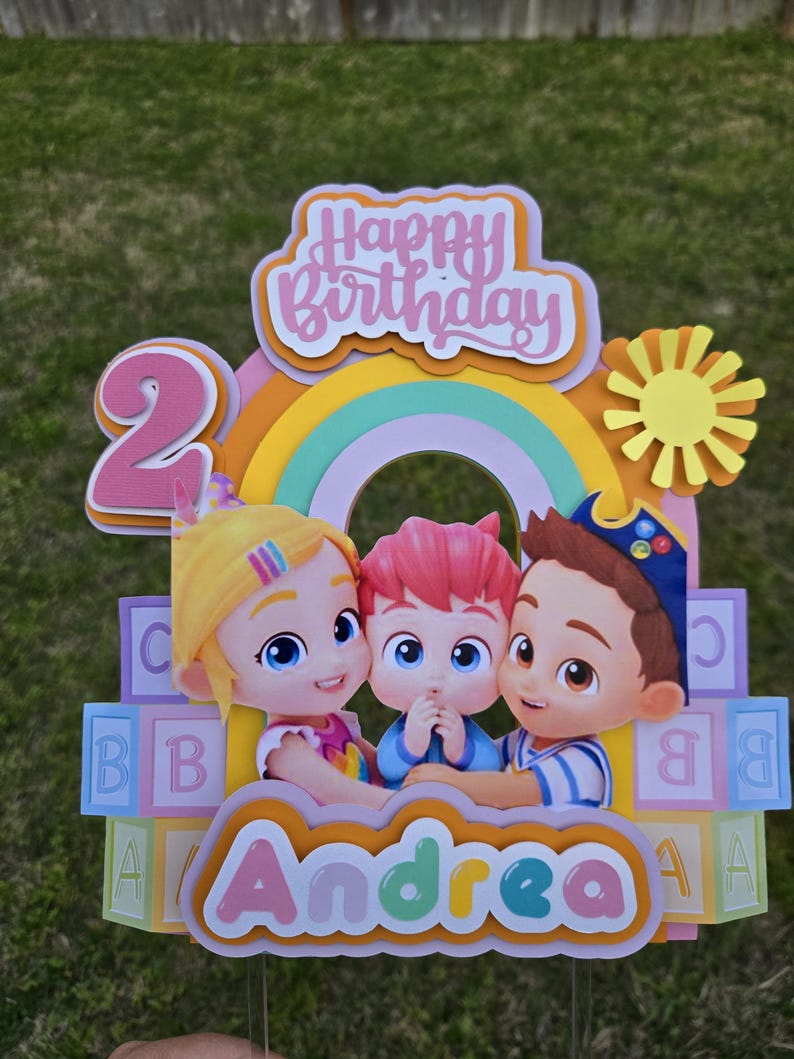 Bebefinn Birthday Cake Topper: Party Decoration - Etsy