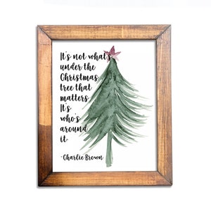 It's Not What's Under the Tree That Matters It's Who's Around It ...