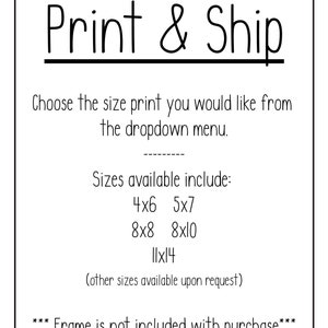 Your Custom Order - Any Print and Ship Photos in Sizes 4x4, 4x6, 5x5 ...