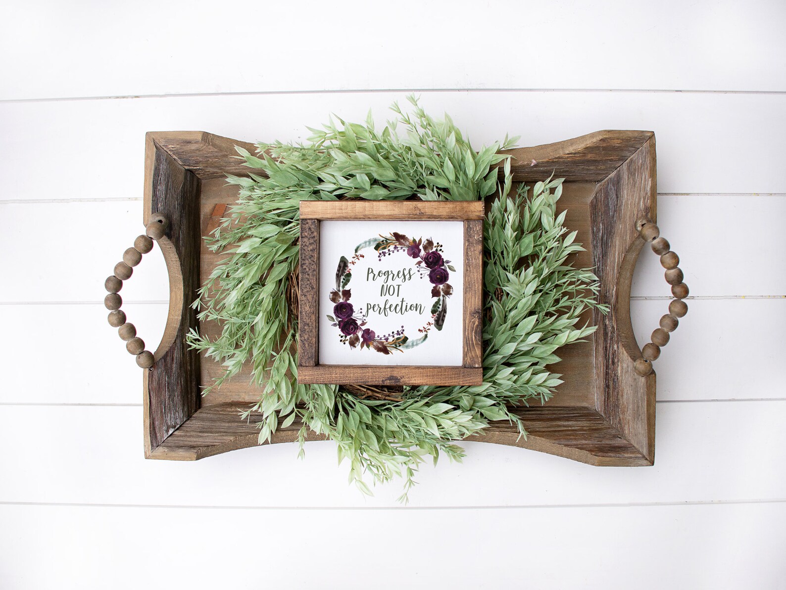 Progress Not Perfection / Inspirational Printable Wall Art / - Etsy