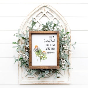 It's A Beautiful Day to Go After Your Dreams / Inspirational Printable ...