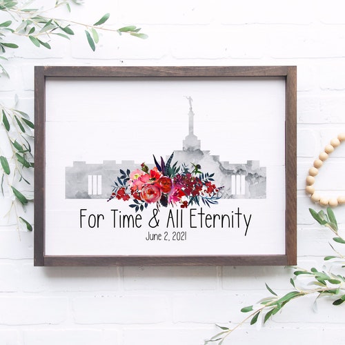 Oquirrh LDS Art Prints LDS Temple Printable Personalized LDS - Etsy