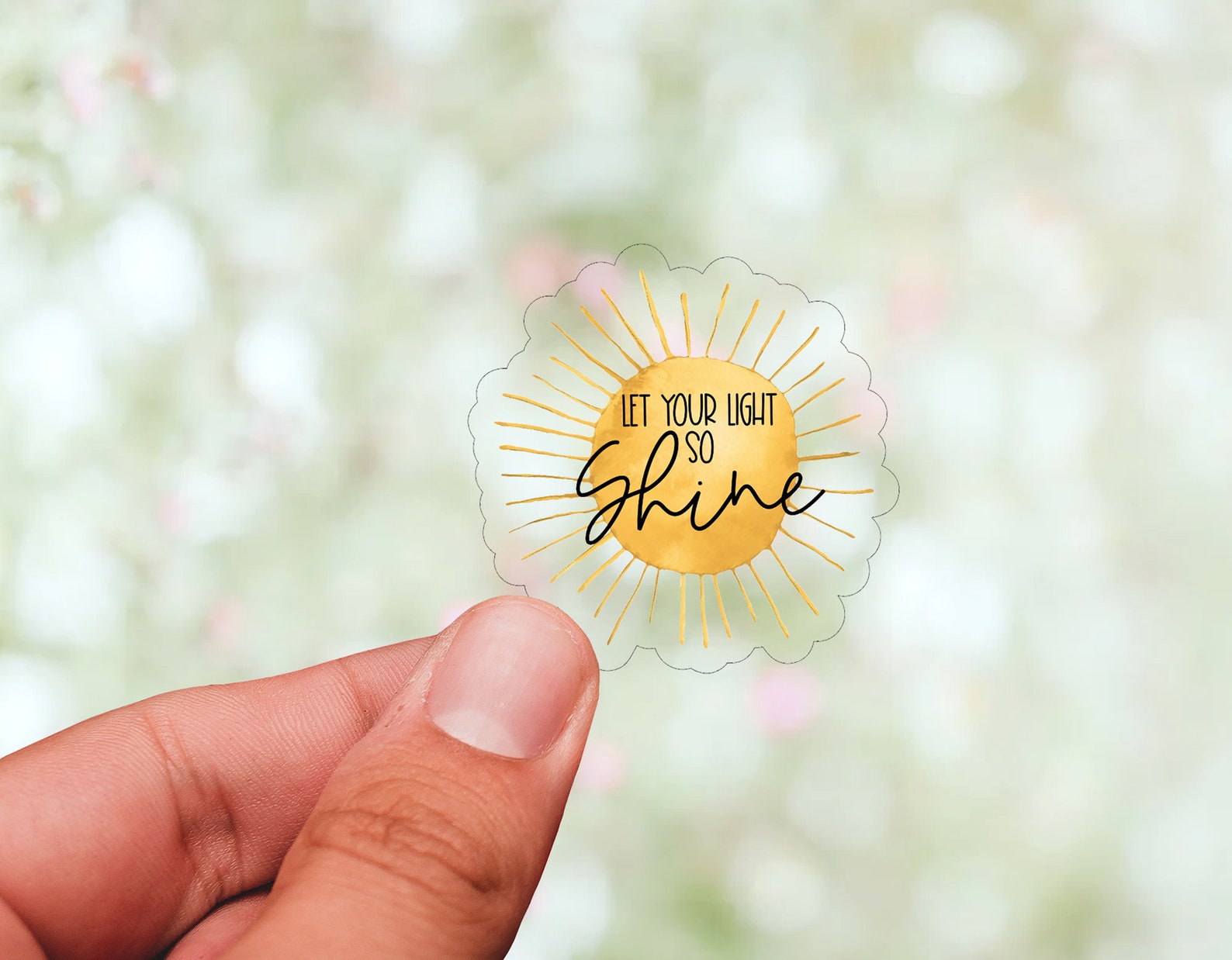 Let Your Light so Shine Sticker Decal Inspirational | Etsy
