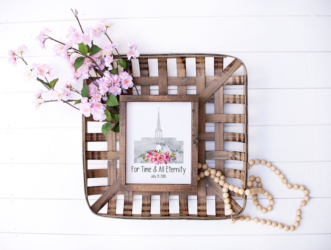 Custom LDS Art Prints, LDS St Louis Temple Printable, Personalized LDS ...