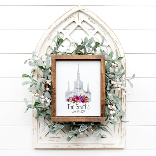 Oquirrh LDS Art Prints LDS Temple Printable Personalized LDS - Etsy