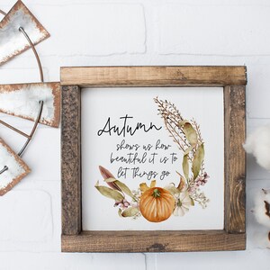Autumn Shows Us How Beautiful It is to Let Things Go / Fall - Etsy