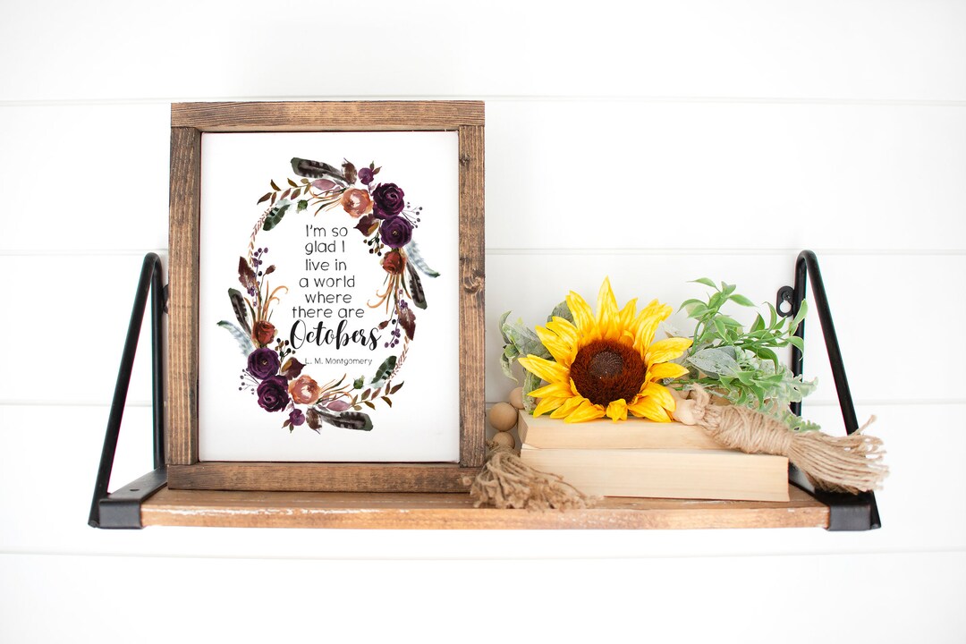 World Where There Are Octobers Anne of Green Gables / Fall - Etsy