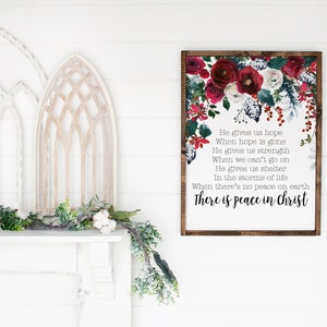 There is Peace in Christ LDS Digital Download / LDS Printable Wall Art ...