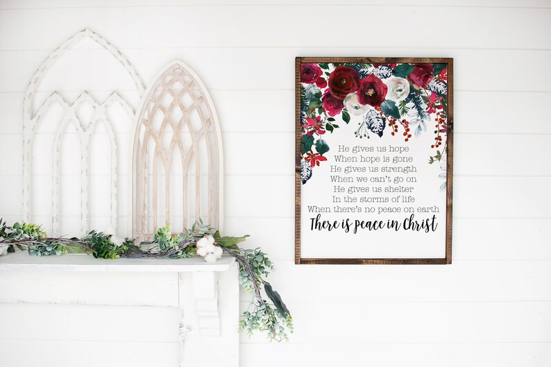 There is Peace in Christ LDS Digital Download / LDS Printable | Etsy