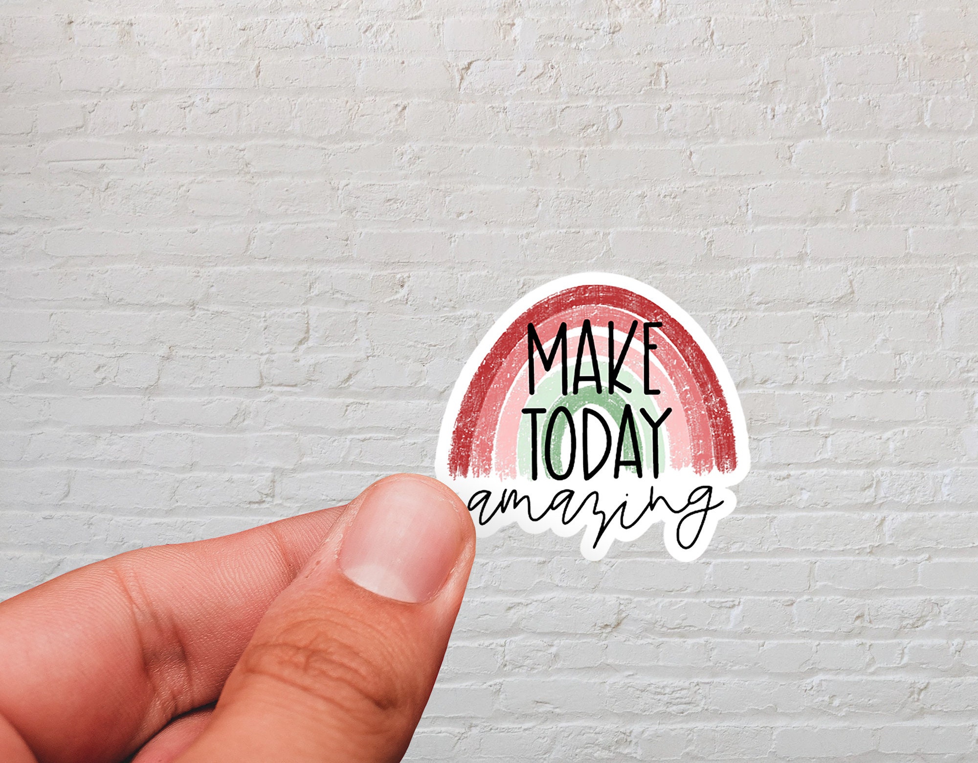 Make Today Amazing Sticker Decal Inspirational Laptop Sticker | Etsy