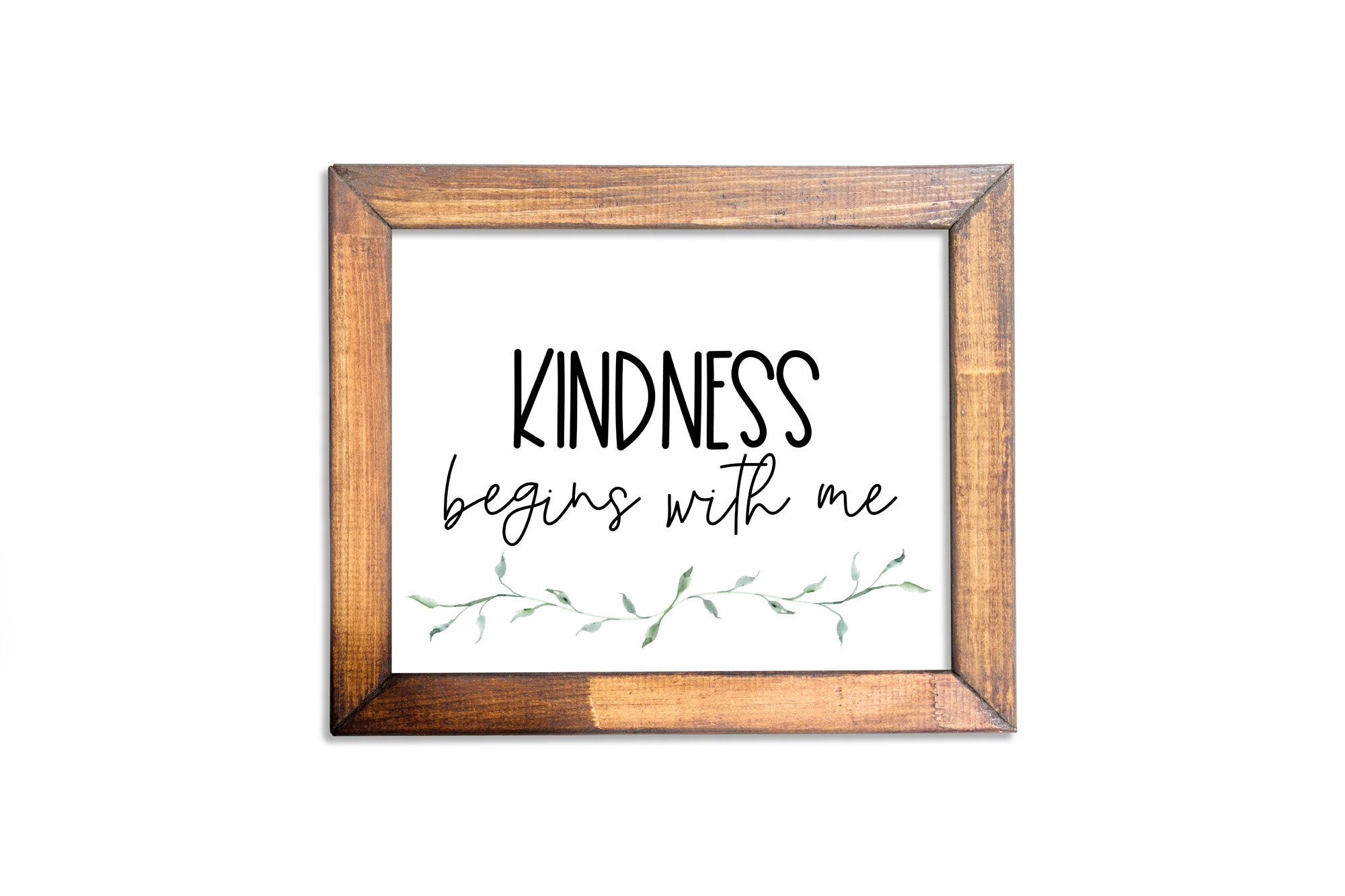 Kindness Begins With Me Print / Lds Printable Wall Art / - Etsy