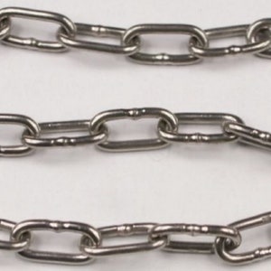 Stainless Steel Chain. 3mm Links Choice of Length. Ant-rtst and Food ...
