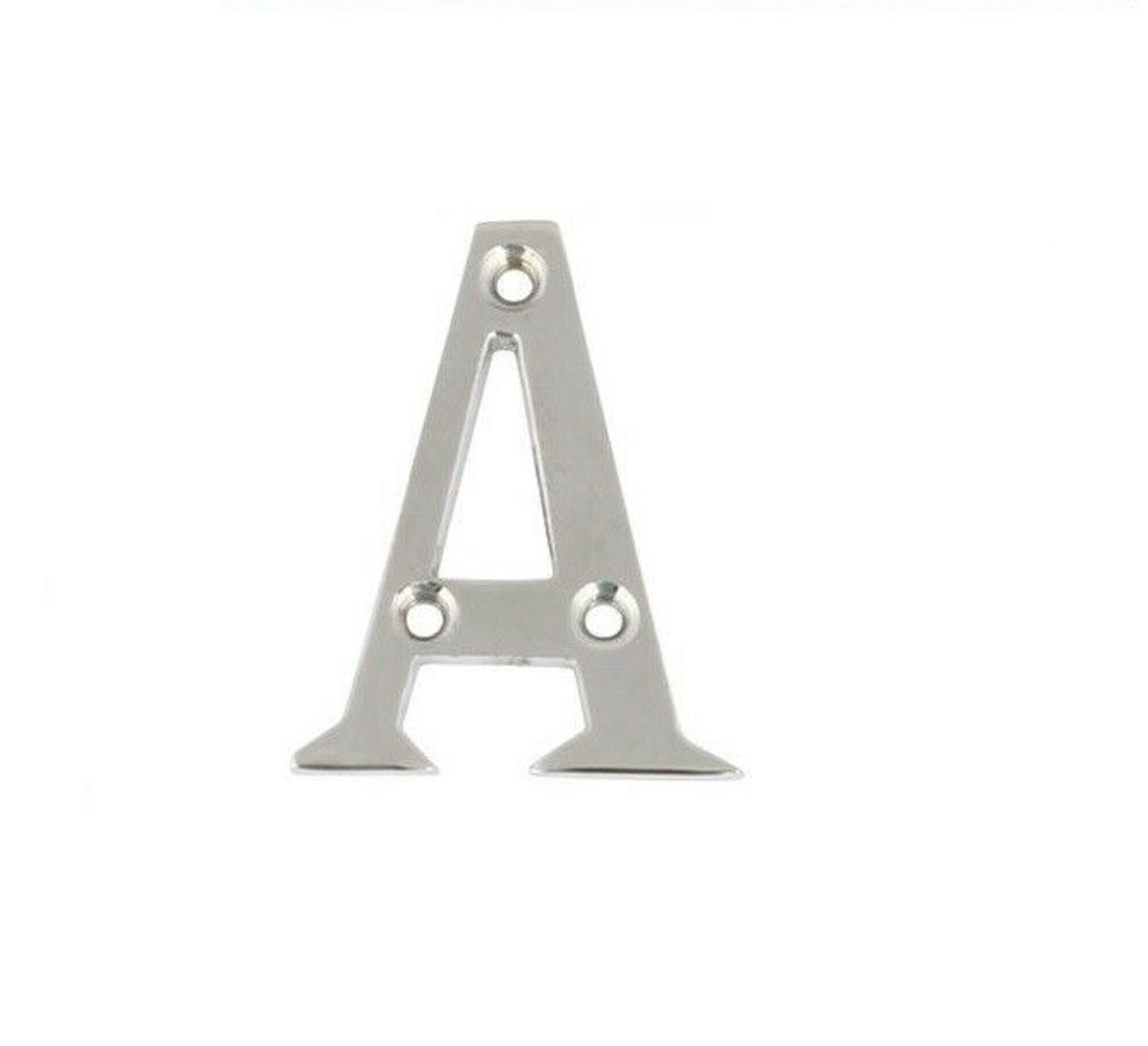 Satin Nickel Door Letters. 65mm HIGH. A or B - Etsy