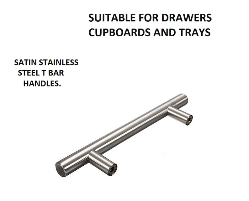 Stainless Steel T Bar Style Pull / Lifting Handle. Traditional Design ...