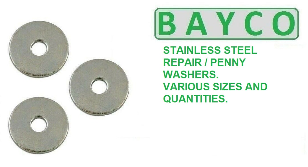 Stainless Steel Repair Washers. Available in a Variety of Hole and ...