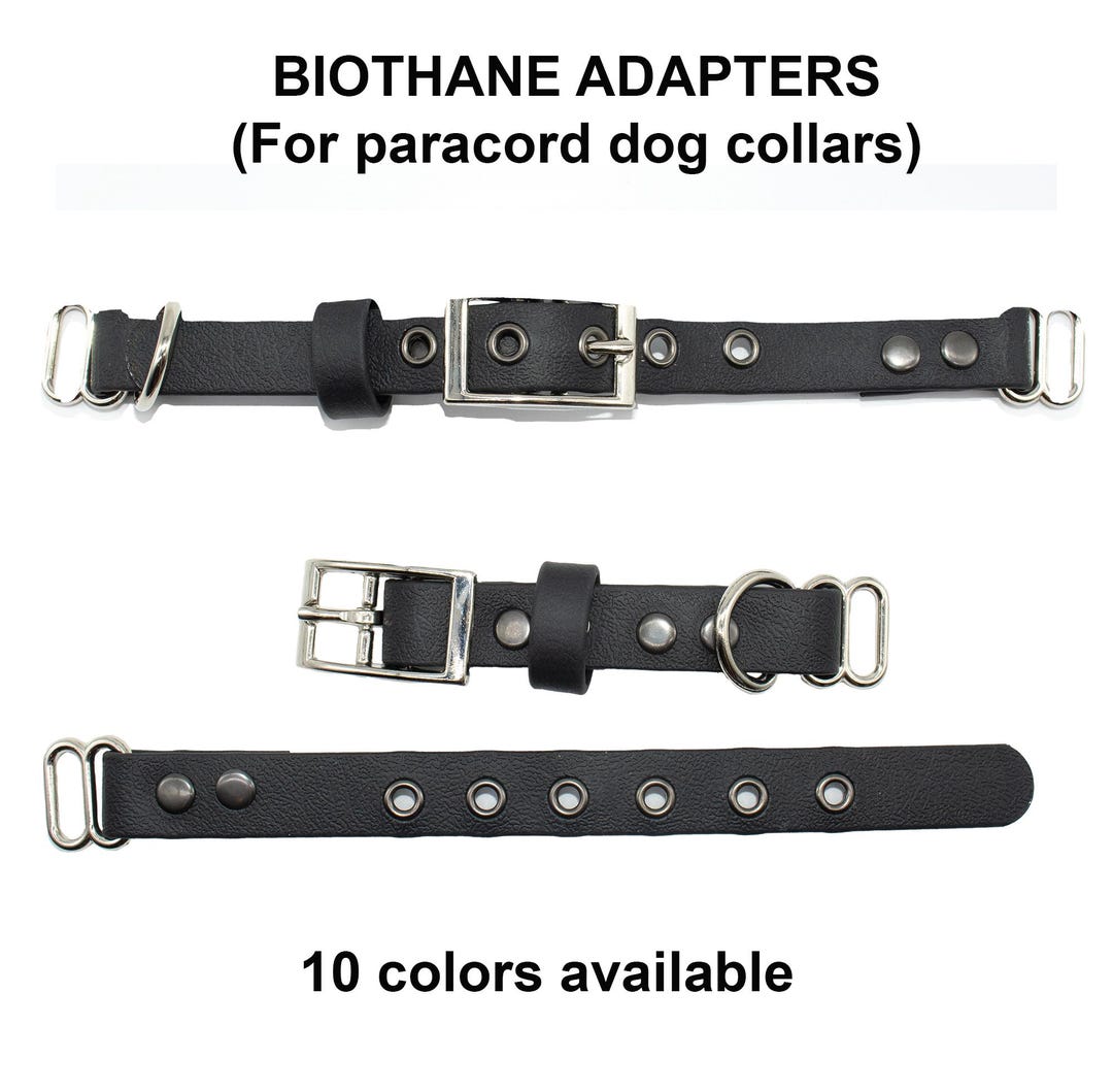 Biothane Adapters (for Making Adjustable Paracord Dog Collars) - Etsy