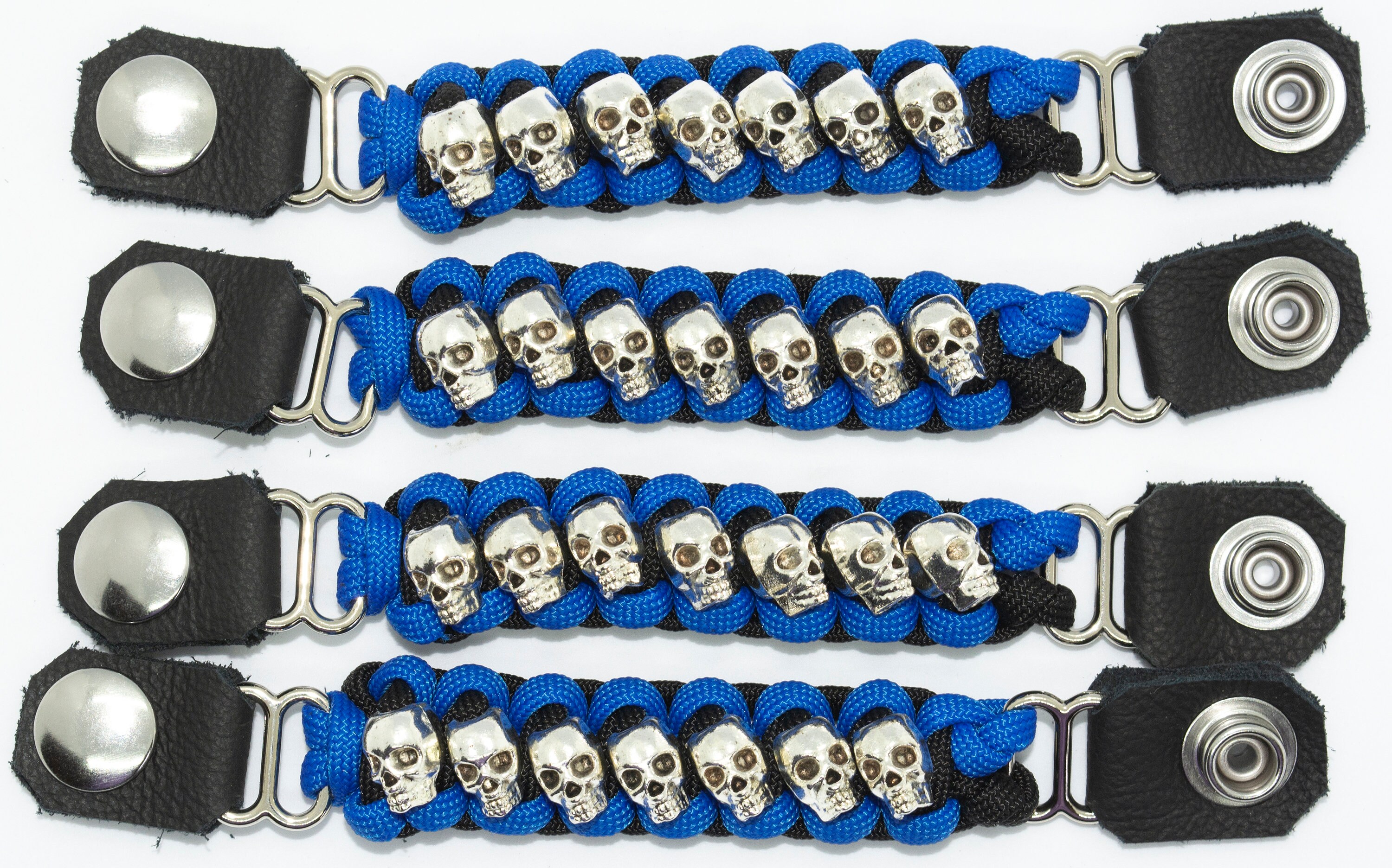 Vest Extenders 2 4 or 5-pack Skull Beaded Solomon Weave - Etsy