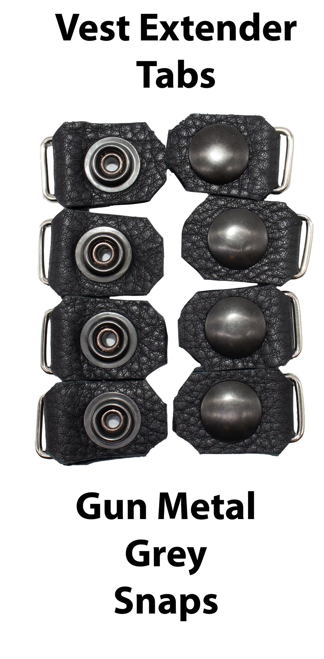 Leather Vest Extender Tabs (set of 4) - Etsy