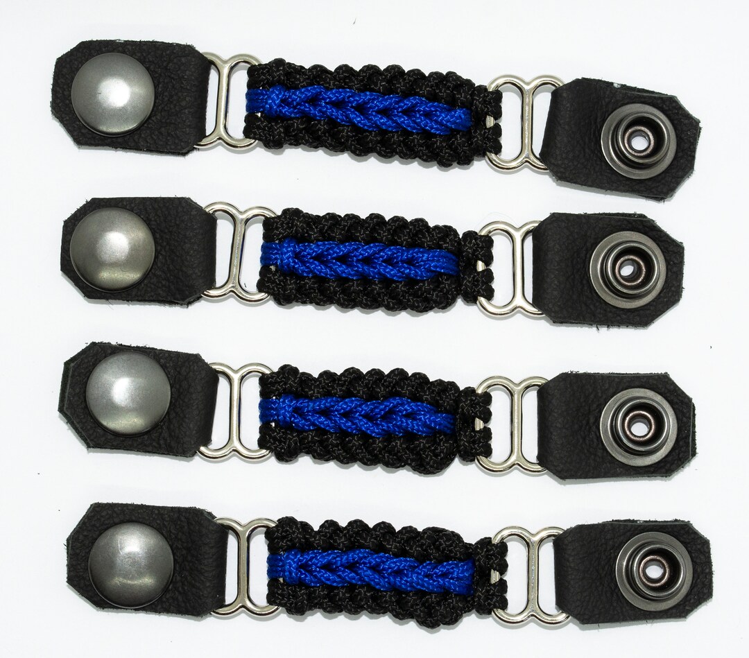 Custom Vest Extenders, Police Blue Line or Fire Red Line Weave - Etsy