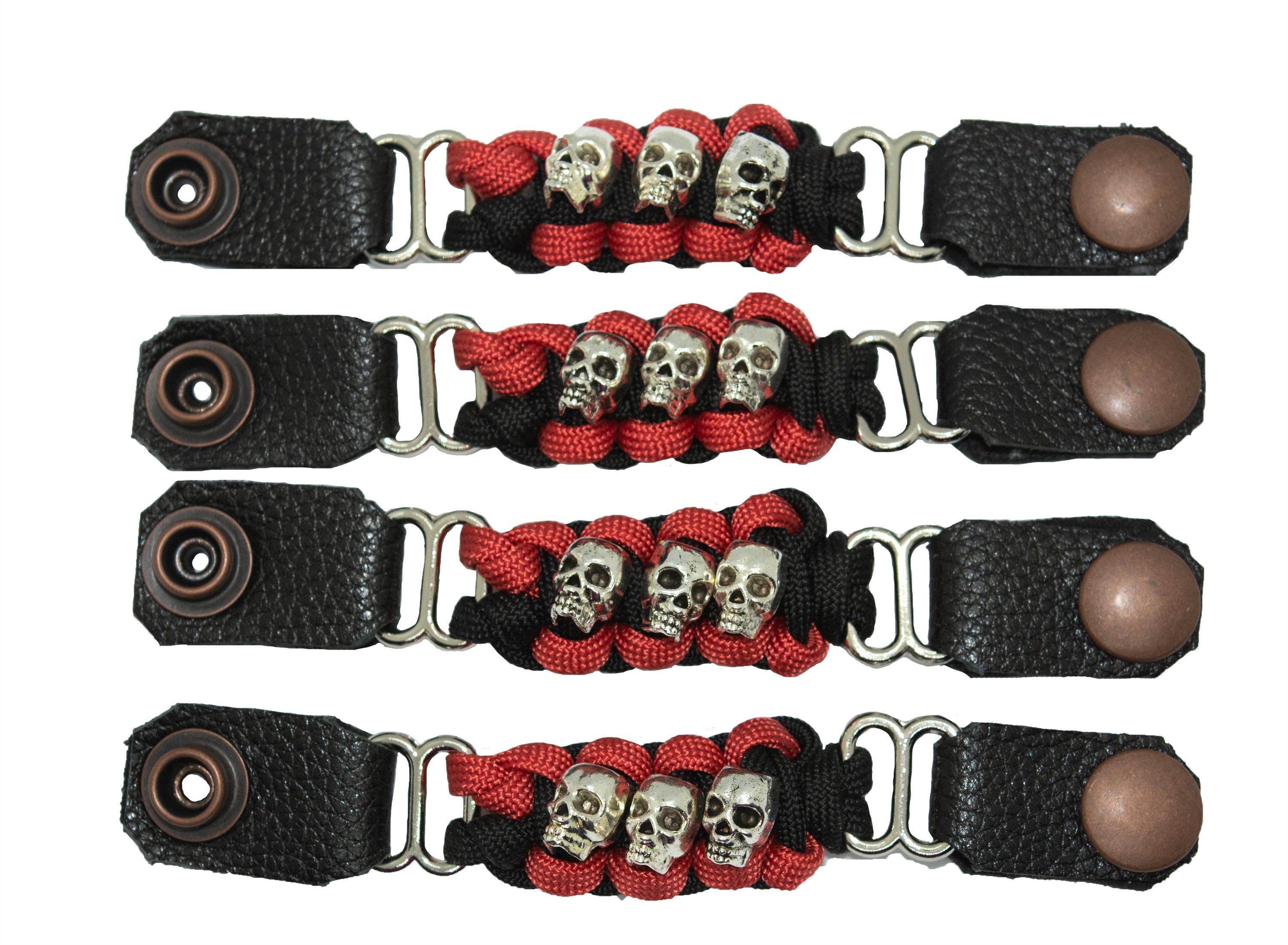 Vest Extenders 2 4 or 5-pack Skull Beaded Solomon Weave - Etsy