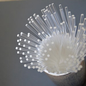 Clear Cake Topper Sticks 3mm by 150mm, Clear Acrylic Sticks, Cake Pop ...