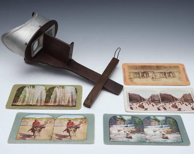 Stereoscope Viewer Monarch With 5 Stereo Cards - Etsy