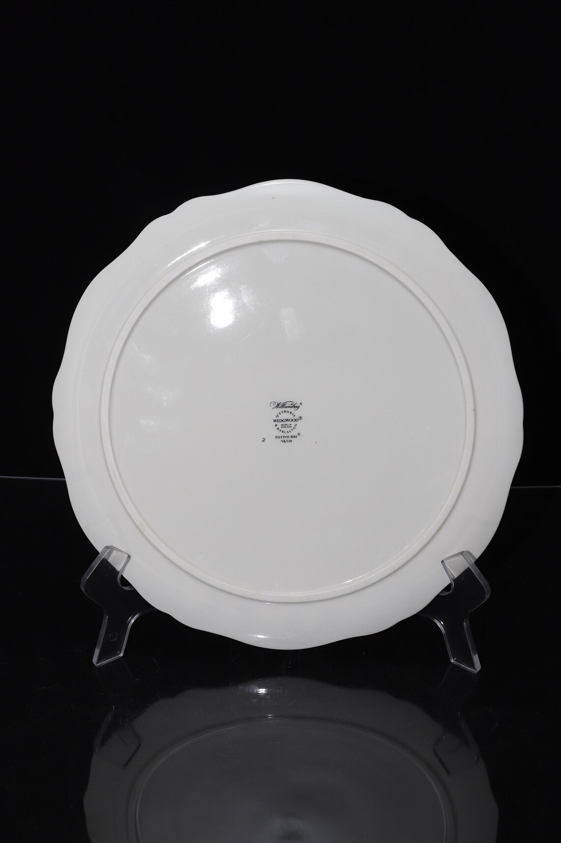 Wedgwood Williamsburg Potpourri Pattern 12 Inch Tart Plate / - Etsy