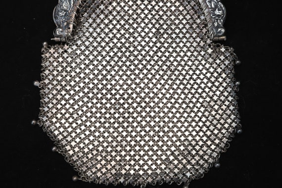 Antique Sterling Silver Mesh Coin Purse Whiting And D… - Gem