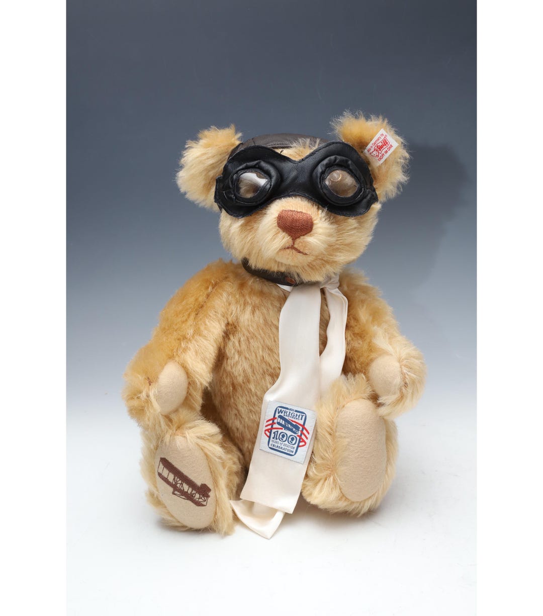 Steiff Teddy Bear Orville the Wright Brothers Bear - Etsy