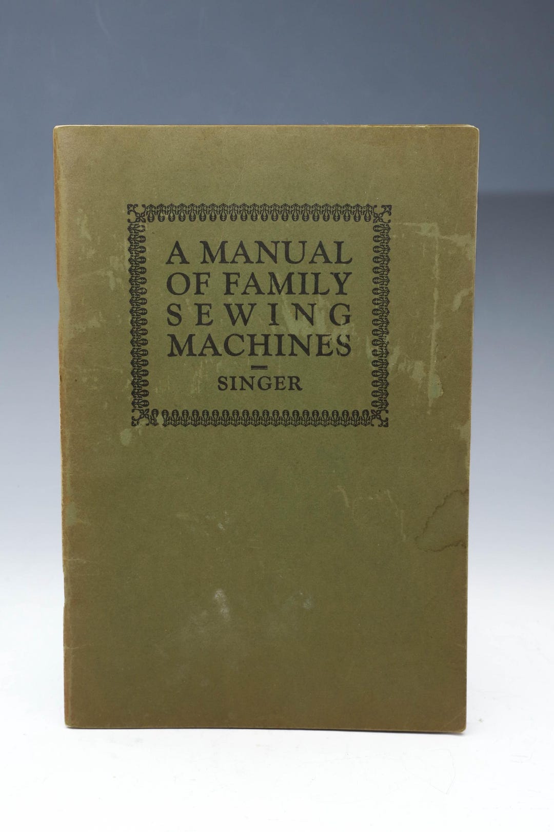 Singer Sewing Machine Manual of Family Sewing Machines 1929 - Etsy
