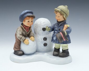 Hummel Figurine, Making New Friends, First Issue, Hummel Snowman ...