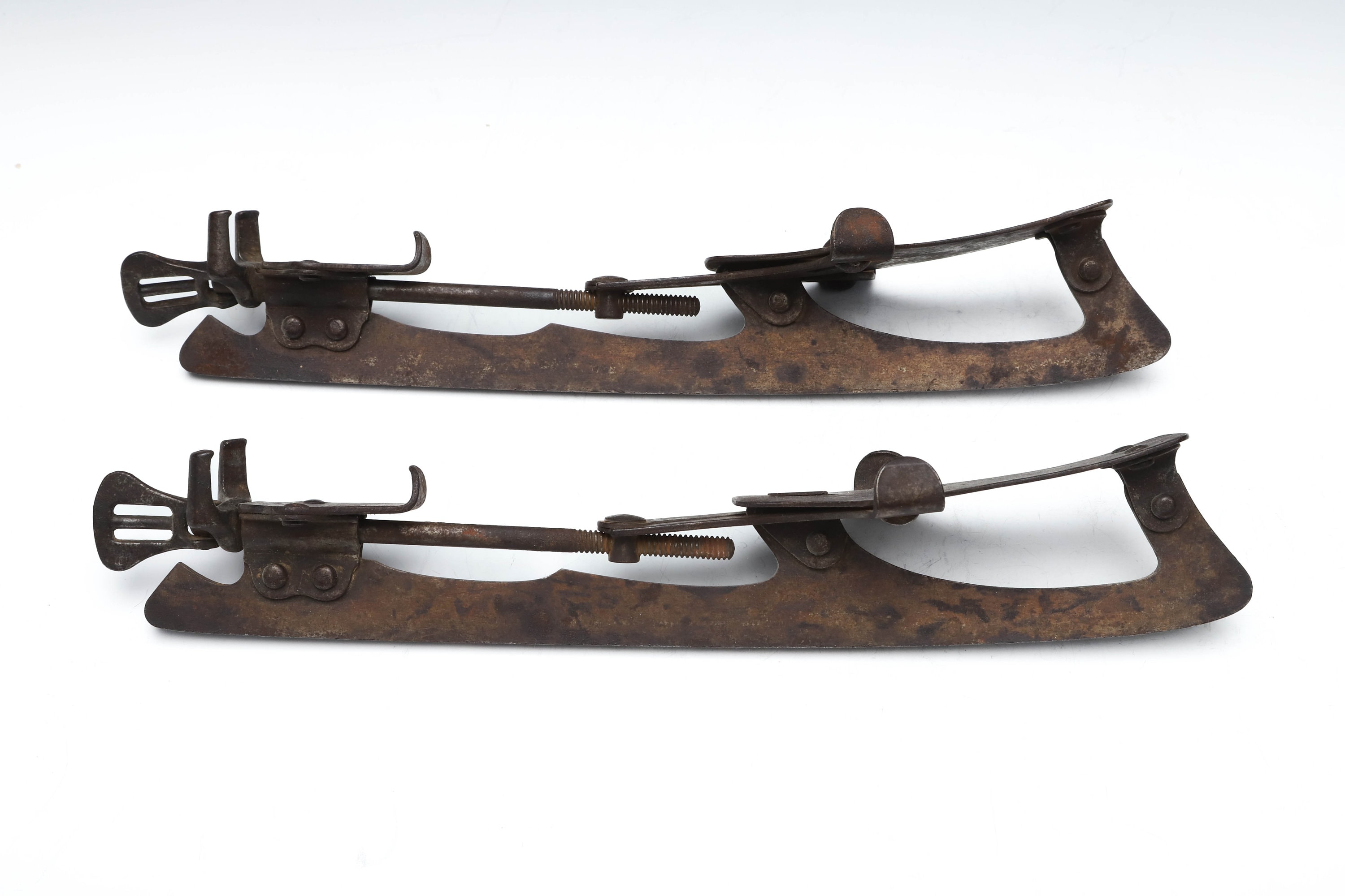 Antique Ice Skates Metal 1800s - Etsy