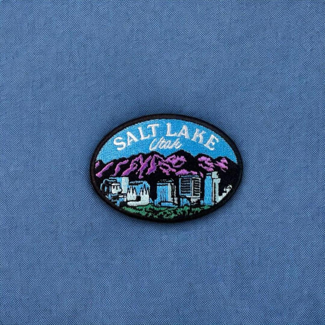 Salt Lake City Patch | Iron on Backing - Etsy