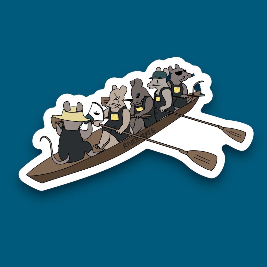 River Rats Row Team Waterproof & Weatherproof Vinyl Sticker Decal - Etsy