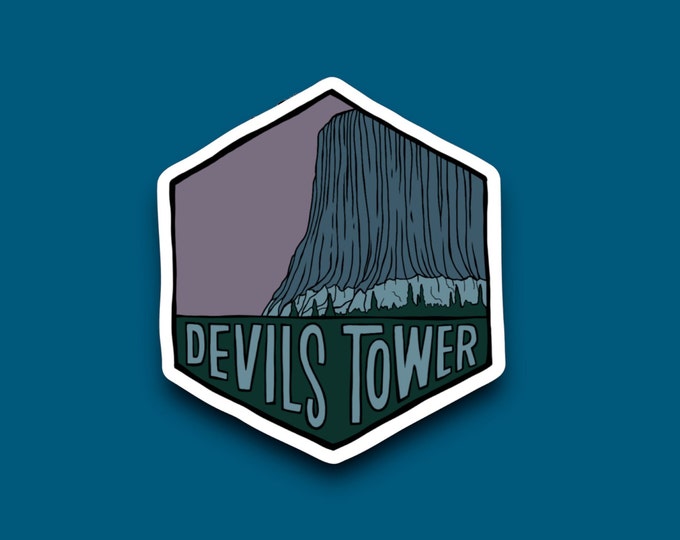 Devils Tower National Monument Sticker National Park Sticker Multiple ...