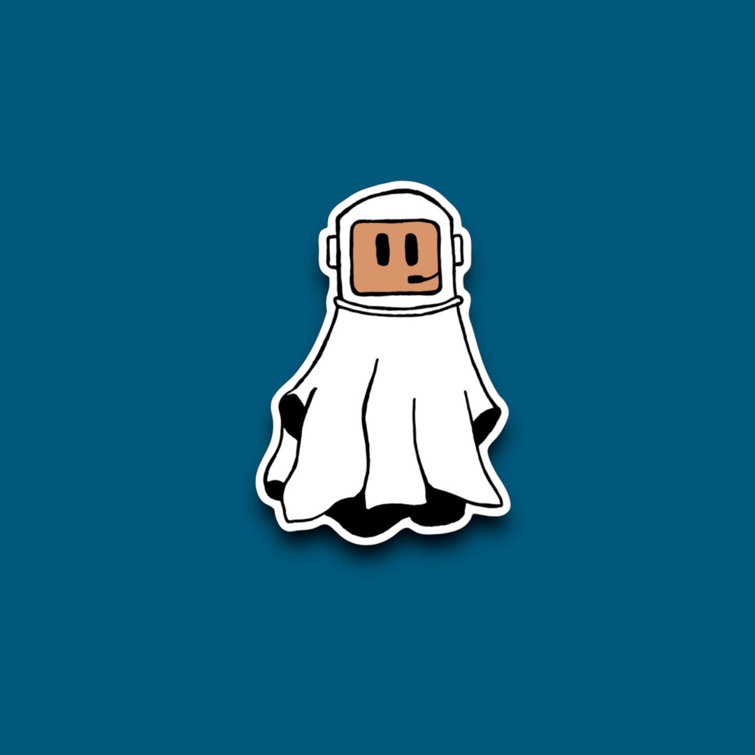 Space Ghost Sticker Waterproof Sticker - Etsy